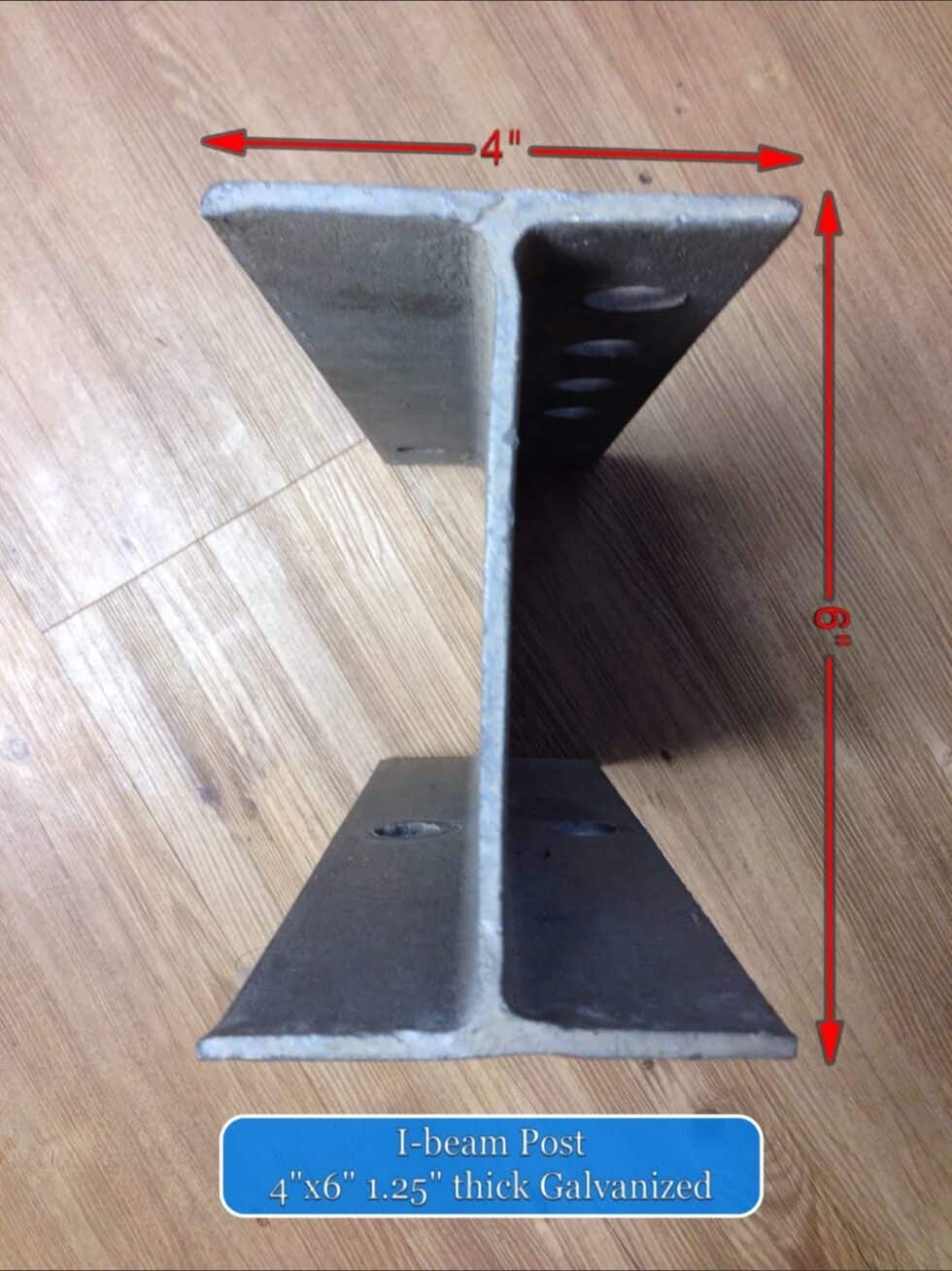 Galvanized I-Beam Posts for Fencing and Structural Solutions ...